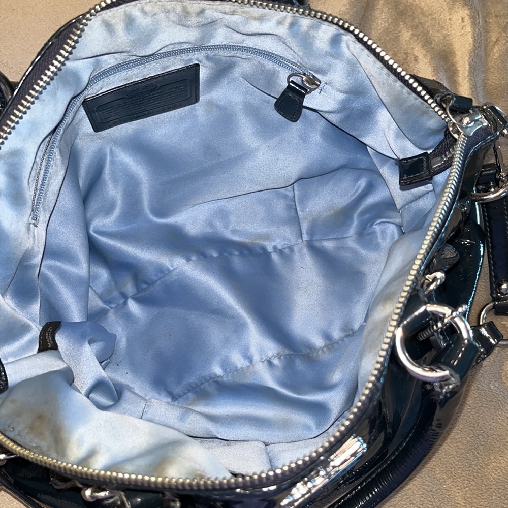 Coach Madison Patent Sophia Satchel - Gem